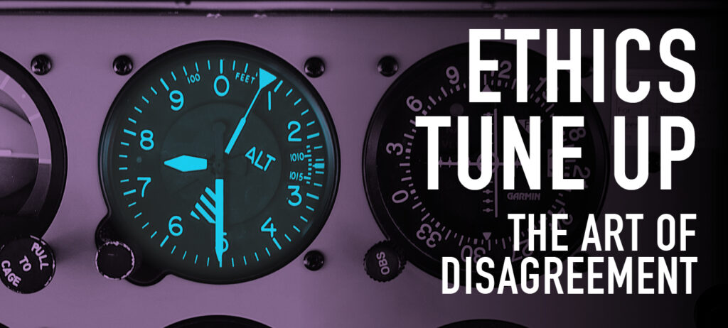 Upcoming Event: The Art of Disagreement – Ethics Tune Up- Melbourne